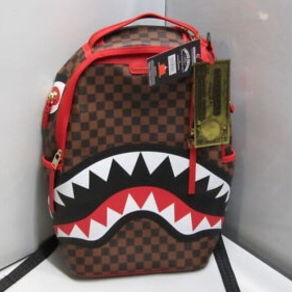 Sprayground | Bags | Sprayground Sharks In Paris Backpack Brown ...